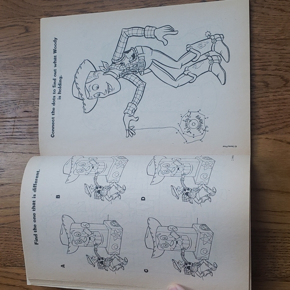 Disney | Other | Set Of 3 Vintage Toy Story 2 Coloring And Activity ...